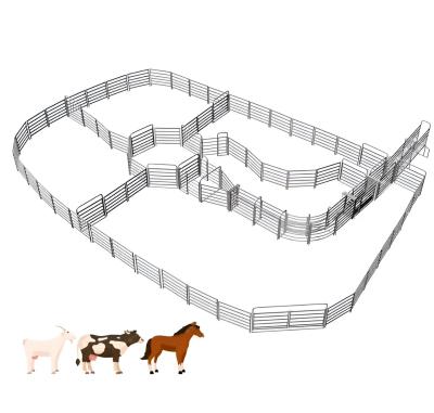China Heavy Gauge Steel Horse Panel Fence Providing Maximum Strength and Durability Ideal for Large Scale Livestock Management for sale