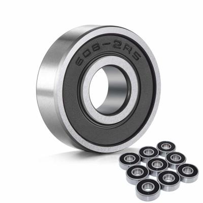China P5 P6 608 2RS Skateboard Bearing 8x22x7mm Bearing With Rubber Seal for sale