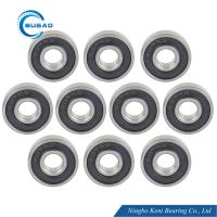 China 607-2RS Double Rubber Seal Bearings 7x19x6mm,ABEC-5 Z3V3 High Speed Sealed Miniature Bearings for sale