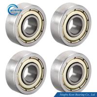 China 604ZZ Deep Groove Ball Bearing Double Shield 604-ZZ , 4mm x 12mm x 4mm High Carbon Steel Z1 Bearings for sale