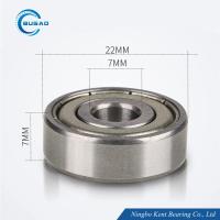 China Deep Groove Ball Bearing 627 ZZ double shields，Z3V3 Low Noise , P6 Tolerance, high speed with size 7x22x7mm for Electronic Motors for sale