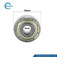 China 623-ZZ Deep Groove Ball Bearing Double Shield 3mm x 10mm x 4mm Chrome Steel Bearings Miniature Ball Bearing for Precision Instrument for sale