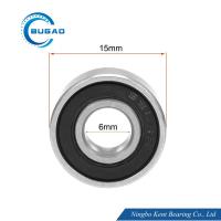 China 696-2RS Deep Groove Ball Bearing 6x15x5mm Double Sealed Chrome Steel Bearings for sale