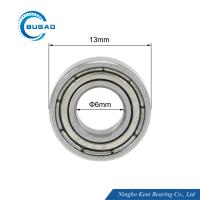 China 686ZZ Mini Deep Groove Ball Bearing 6x13x5mm, P6, ZV4,  Double Metal Shielded ZZ, High Speed Low Noise Precision Micro Bearing for Micro Motor, Drone, Electric Toothbrush, Fan, Smart Lock for sale