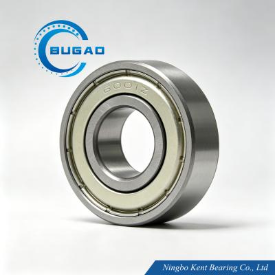 China 6001ZZ Deep Groove Ball Bearing 12x28x8mm Double Metal Shielded C3 Clearance GCr15 Steel Low Noise for Portable Air Conditioner Fan Motor Industrial Equipment Wholesale OEM for sale