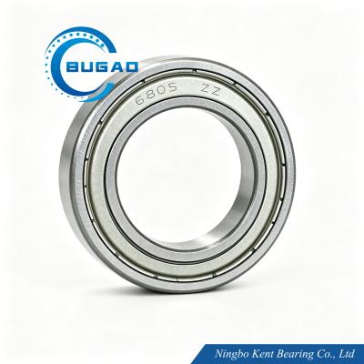 China 6805ZZ Thin Wall Deep Groove Ball Bearing, Chrome Steel GCr15, P5 Precision, C3 Clearance, Double Metal Shield, Suitable for Robotic Joints, Drone Motors, Automation Equipment for sale