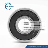 China 6201-RS Deep Groove Ball Bearing GCr15 Steel P6 Precision Z3V3 Low Noise Waterproof Bearing for Commercial Dishwashers for sale