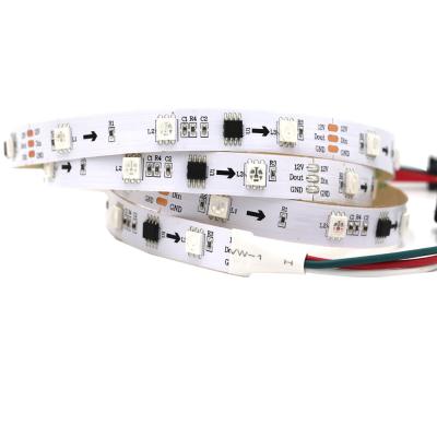 China P33.3mm 9w Digital 30LEDS/M 5050 Addressable LED Strip for sale