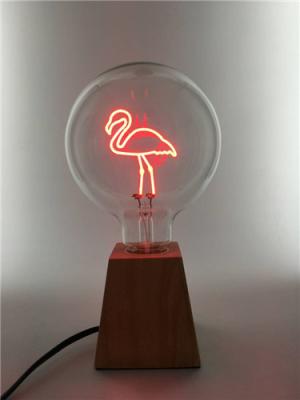 China 400lm Glass E27 G125 EMC Flamingo Decorative Filament Bulb Globe for sale