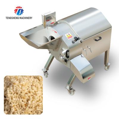 China 1000KG/H Commercial coconut sweet potato medicine 3d dicing automatic dicing machine for sale