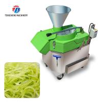 China 800KG/H Commercial Round Carrot Cutting Machine Fruit And Vegetable Slicer for sale