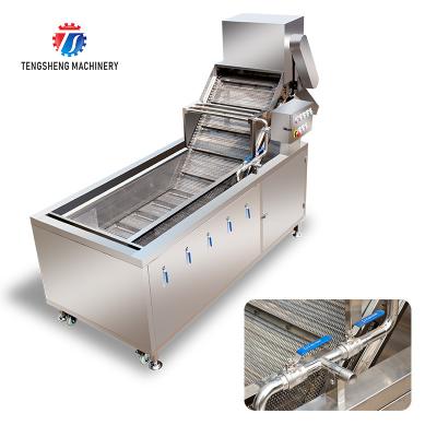 China 2.6KW Commercial fruit and vegetable bubble cleaner high pressure spray to remove vegetable residue washing machine for sale