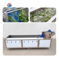 China Commercial Fruit And Vegetable Washing Machine High Pressure Water Flow for sale