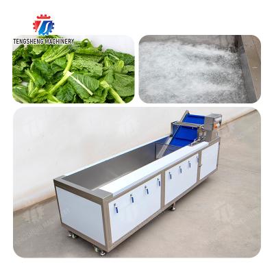 China Ozone Disinfection Bubble Fruit And Vegetable Washing Machine 3.5KW 50HZ 380V for sale