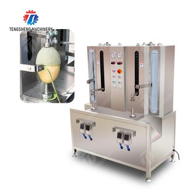 China Melon and fruit double-head with single cutter peeling machine papaya chieh-qua pumpkin wax gourd Peeling & polishing processing production for sale