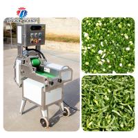 China Turnip Mint Leafy Vegetable Cutting Machine Commercial , Blade Vegetable Cubing Machine for sale