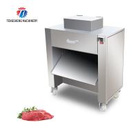 China 380V 2.2KW Canteen fresh meat slicing machine chicken neck duck neck slicing machine meat slicing machine for sale