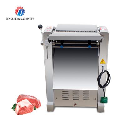 China 0.75KW Pork skinning machine thickness adjustable meat joint factory pork skinning machine for sale