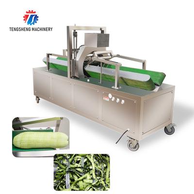 China 350KG 2.2KW Horizontal high efficiency stainless steel wax gourd peeling machine large output wax gourd peeling machine for sale