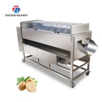 China 580KG Add large melon and fruit cleaning peeling machine large yield potato peeling machine taro peeling machine for sale