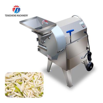 China Ginger Pineapple Dual Feeding Inlet Vegetable Processing Machine Connectable SS for sale