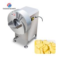 China 300KG/H Commercial Vegetable Cutter Ginger Potato Garlic Shredder for sale