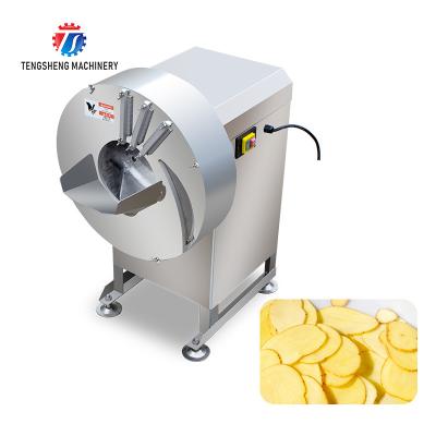 China 300KG/H Commercial Vegetable Cutter Ginger Potato Garlic Shredder for sale