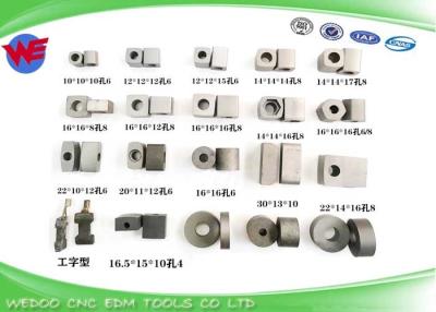 China POWER CONTACTER EDM Wire Cut  Power Feed Contact Square Shape Conductive Block for sale