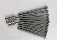 China High Temperature 2610C 99.95% Molybdenum Machined Parts Molybdenum Nuts for sale