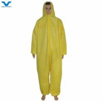 China Cat 3 Type 5/6 Disposable Suit Waterproof and Hooded Coveralls for Safety Protection for sale