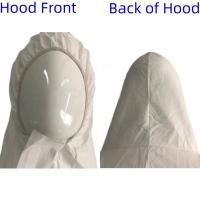 China Zipper Closure CE Disposable White Microporous Protective Coverall For Breathability for sale