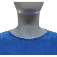 China Class III Disposable Isolation Gowns 45gsm SMS Blue Waterproof for Medical Facilities for sale