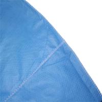 China Class III Disposable Isolation Gowns 45gsm SMS Blue Waterproof for Medical Facilities for sale