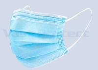 China Shelf Life 2 Years EN14683 Hospital Supply Disposable 3 Ply Breathable Earloop Face Mask for sale