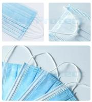 China Shelf Life 2 Years EN14683 Hospital Supply Disposable 3 Ply Breathable Earloop Face Mask for sale