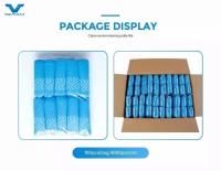 China 10-20g Disposable OEM Shoe Cover PP 10g Blue Shoe Covers for sale