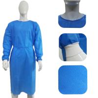 China Protective Clothing Preventing Cross Infection Disposable Isolation Gown With SMS for sale