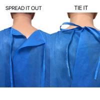 China CE Certified Sesame Grain Disposable SMS Isolation Gown For Medical Professionals for sale