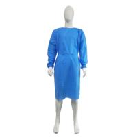 China Blue Breathable Anti Static Isolation Gown AAMI Level 2 3 For Protective Equipment for sale
