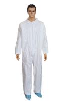 China Disposable Nonwoven Microporous Shirt Collar Coveralls Without Hood for US Currency for sale