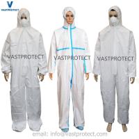 China Micro Porous PE Film Coating Polypropylene Xxxxl Sf Mf Disposable Coveralls for Medical for sale