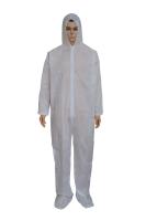 China Nonwoven Coveralls for Orange Food Processing Industry in Spring/Summer/Autumn/Winter for sale