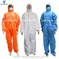 China Safety Protective Clothing Disposable Coveralls with Hood Get a Refund within 30 Days for sale