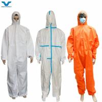 China 50GSM Tyvek Waterproof Polypropylene Disposable Paper SMS Non Woven PP Microporous Overall for sale