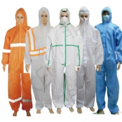 China Industrial Safety Protective Disposable Workwear Coverall with Customized Request for sale