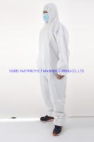 China Waterproof Disposable Coverall with PP Microporous Film Both Genders and Breathable for sale