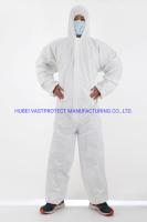 China Waterproof Disposable Coverall with PP Microporous Film Both Genders and Breathable for sale