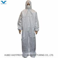 China CE Cat 3 Type 5 6 Anti-Static En1149 Microporous Disposable Coveralls with Bootscover for sale