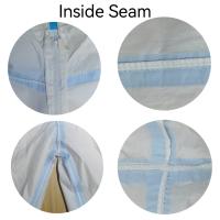 China Customization Type4/5/6 En14126 Heat Sealed Tape Seam Disposable Protective Coveralls for sale