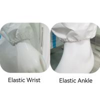 China Customization Type4/5/6 En14126 Heat Sealed Tape Seam Disposable Protective Coveralls for sale